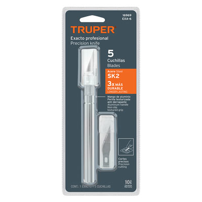 Exacto profesional de Truper - Deposito Dentalmex